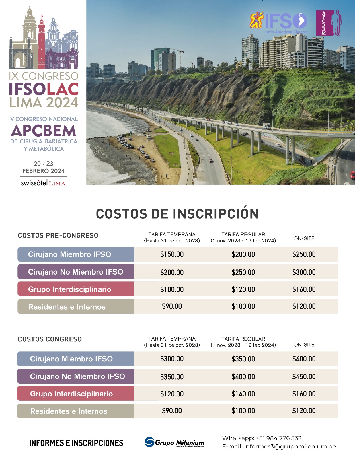 IX Congreso IFSO LAC LIMA - PERÚ 2024 - IFSOLAC